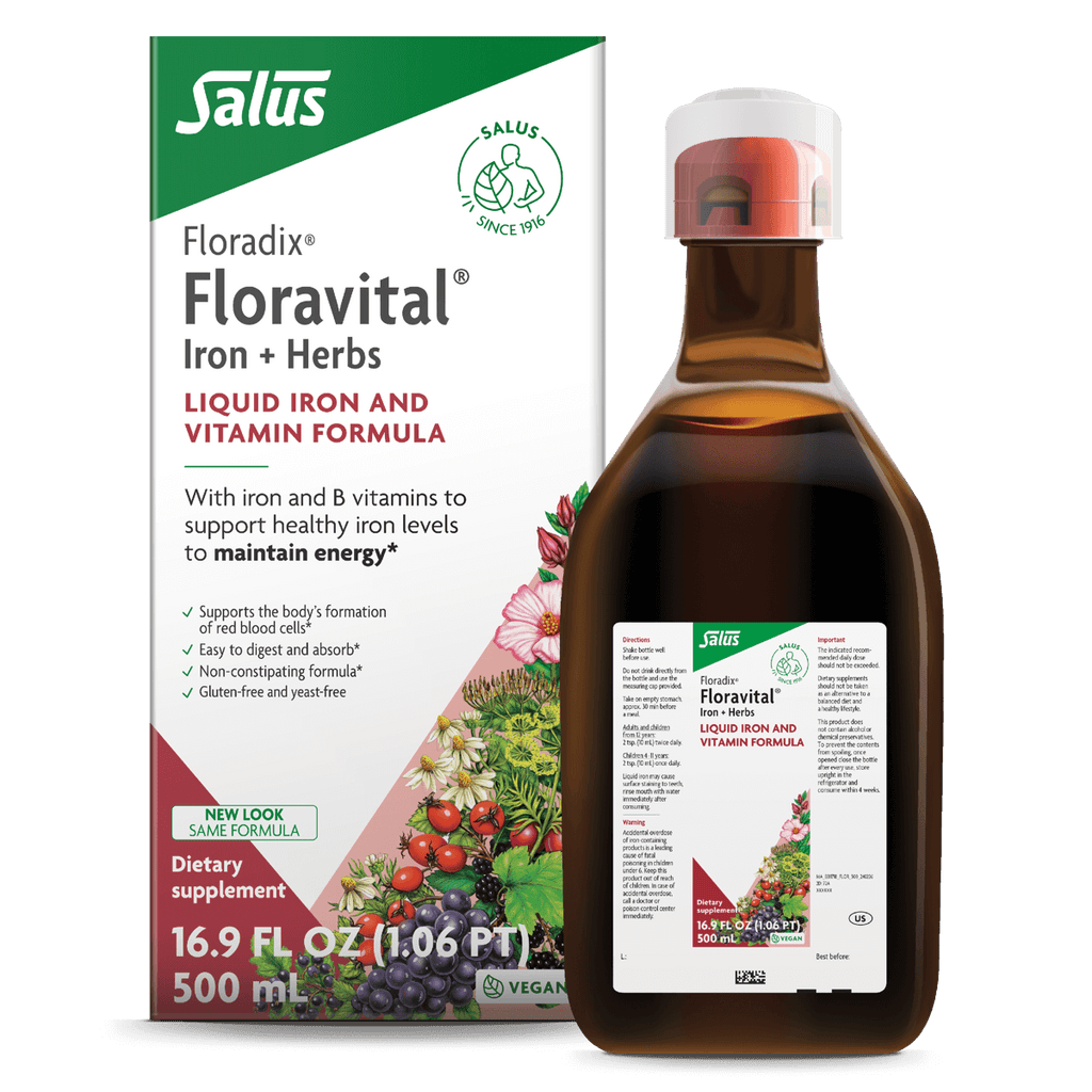 Floravital® Iron + Herbs Liquid Herbal Supplement – FloradixUSA.com